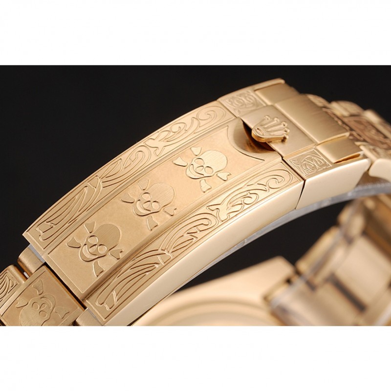 Rolex Mastermind Japan Limited Edition Black Dial Gold Gehäuse und ...