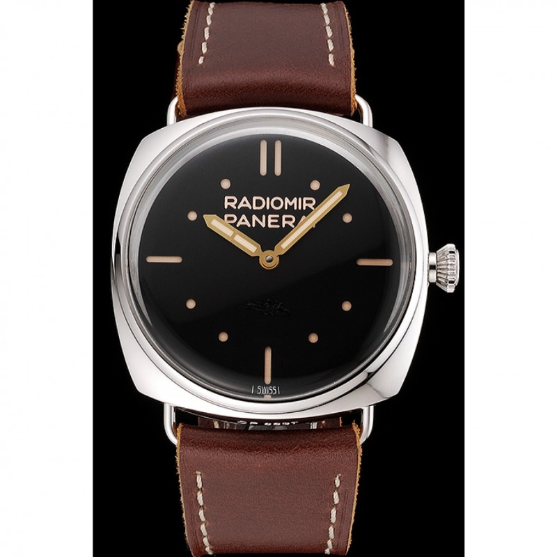 Panerai Radiomir Vintage-SLC PAM425 Zifferblatt schwarz Edelstahl ...