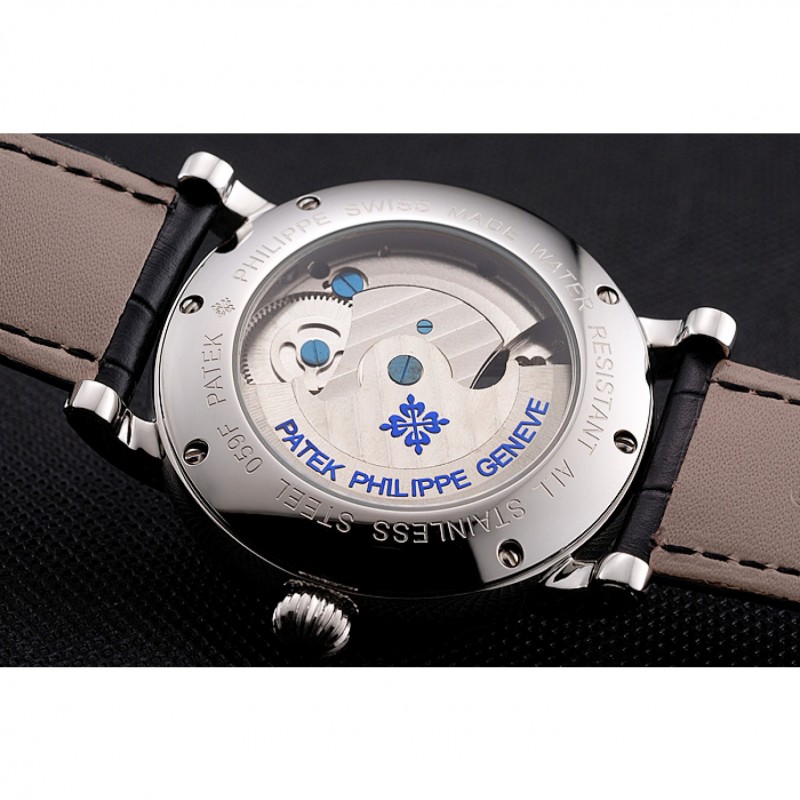 Patek Philippe Komplikationen Mondphase Tourbillon Zifferblatt schwarz ...