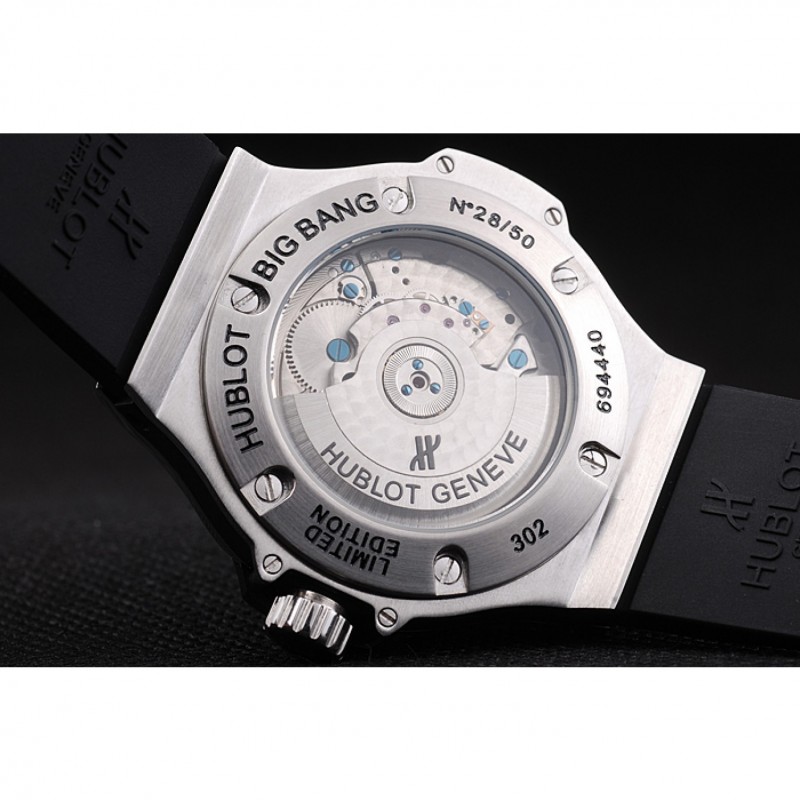 Hublot Big Bang Limited Edition Weiß Dial Tourbillon Black Gummi ...