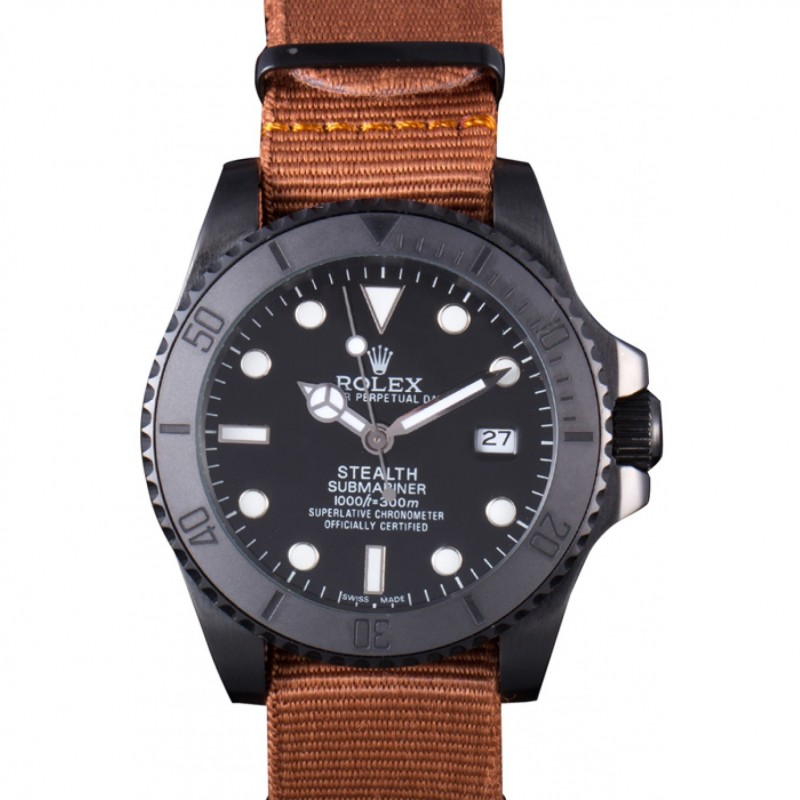 Rolex Submariner STEALTH MK IV Brown Stoff Band rl426 621388 ...